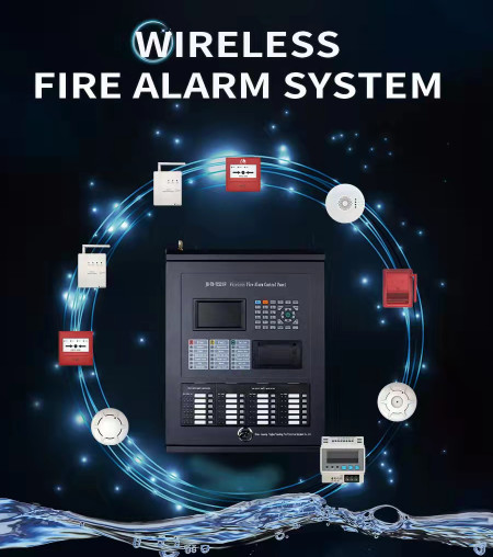 IP30 Fire Gas Detection System Addressable Heat Detector With 433 ...